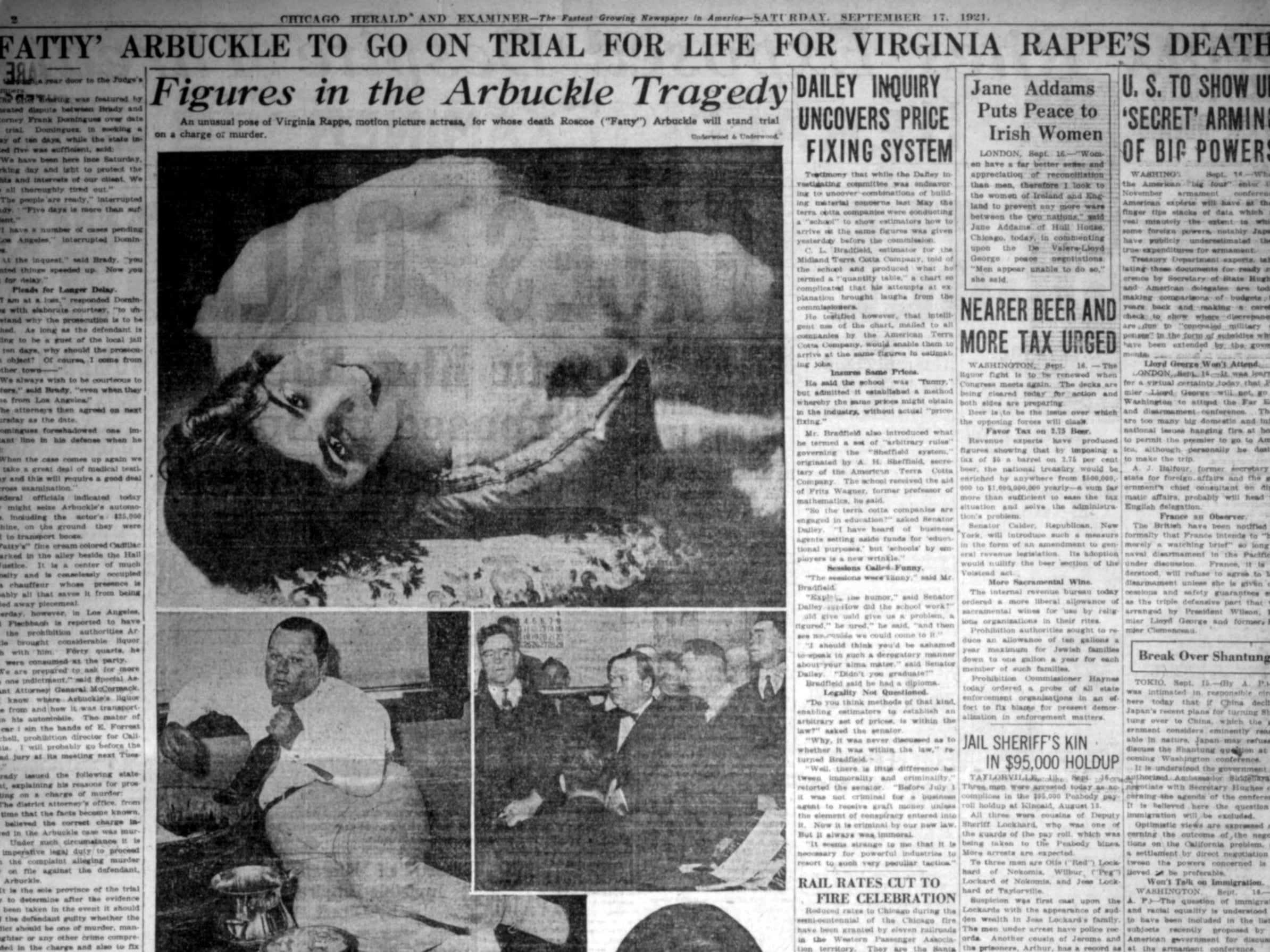 Who was Virginia Rappe? The true story of the rising career and ...