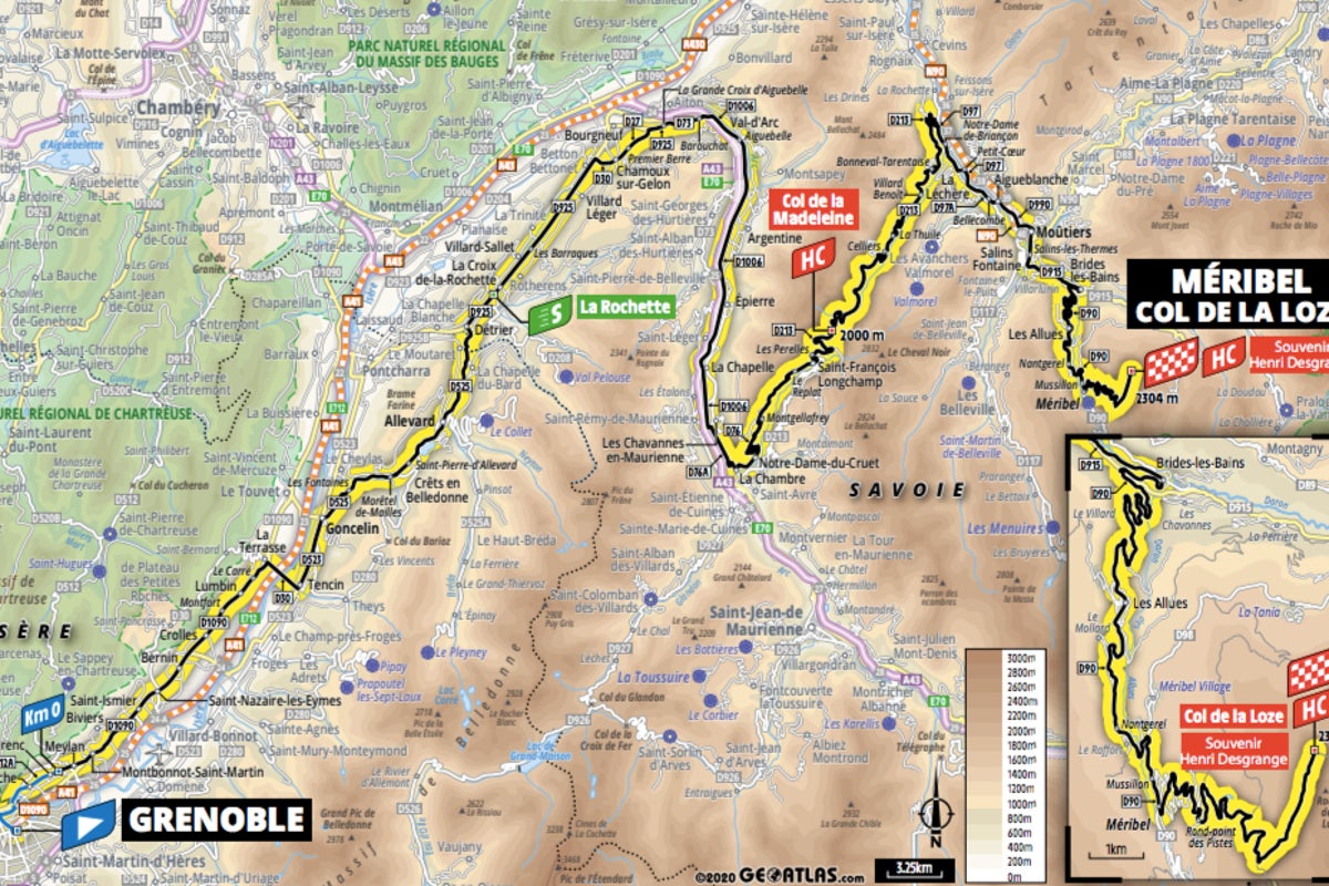 Tour de France 2020: Stage 17 route preview, map, prediction and start ...