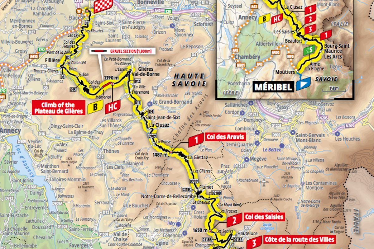 Tour de France 2020: Stage 18 preview, map and route from Meribel to La ...