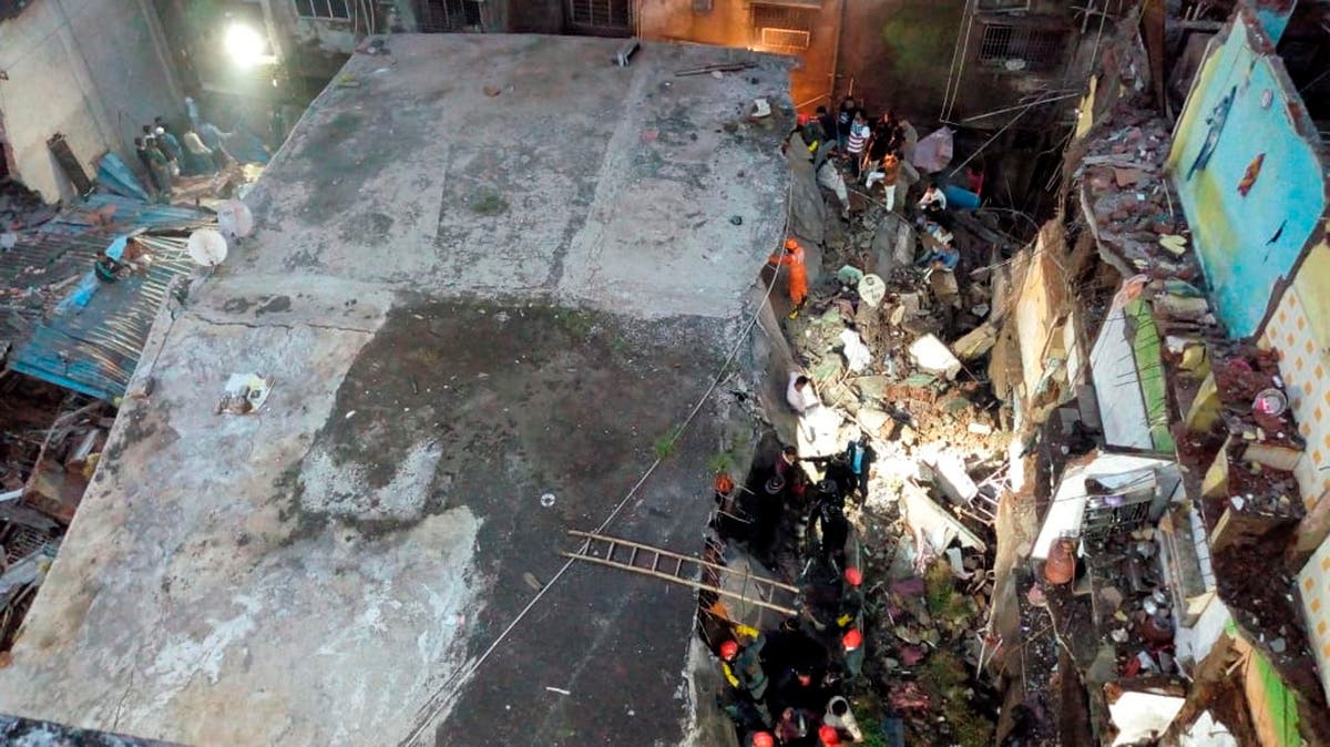At least 8 dead in residential building collapse in India | The Independent