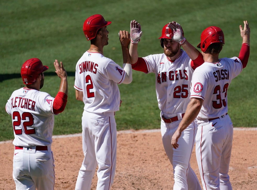 Jared Walsh's 1st grand slam powers Angels past Rangers, 8-5 Texas ...