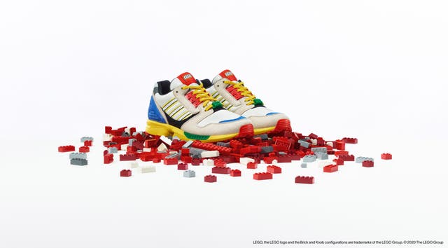 Adidas collaborates with Lego for launch of primary coloured trainers ...