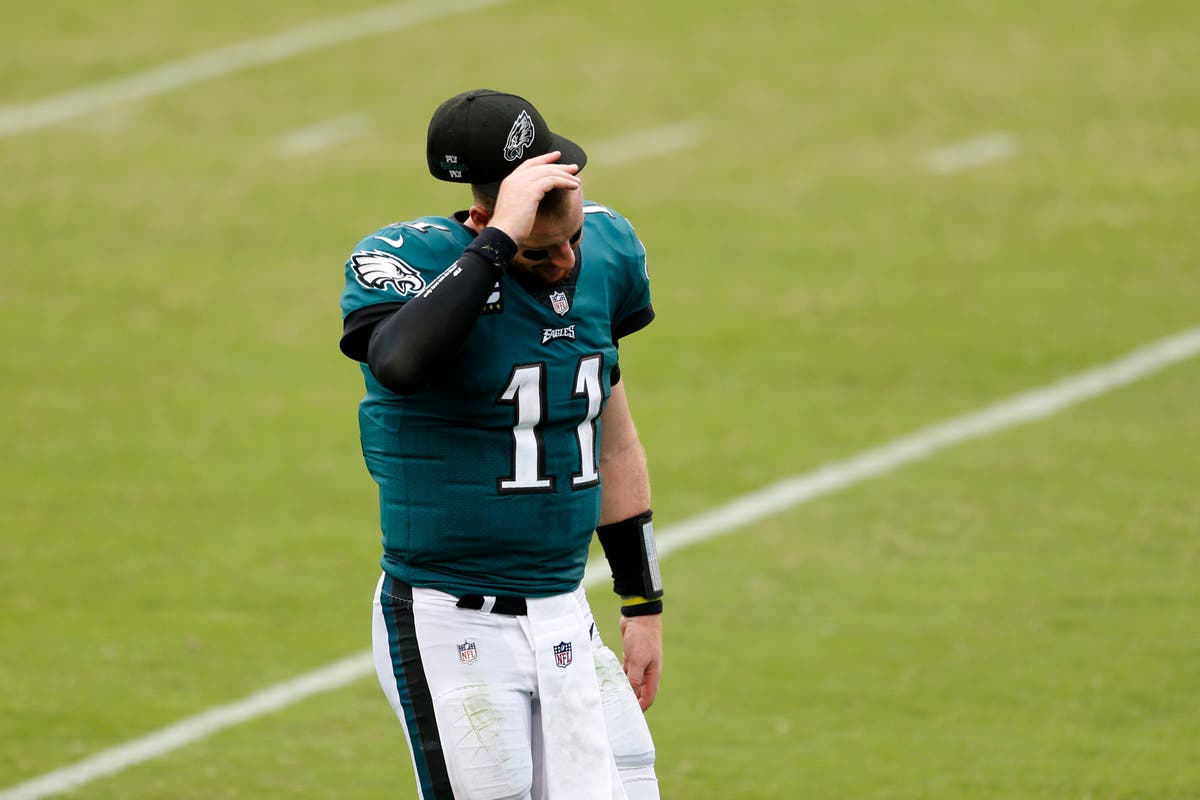 Rough day for quarterbacks Wentz, Cousins, Trubisky, Haskins guys ...