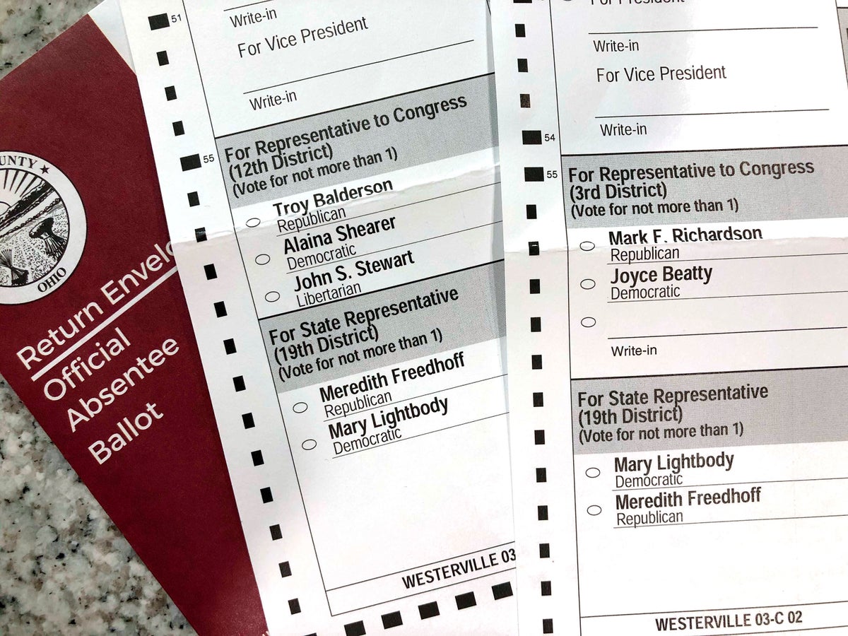 President Vote Ballot