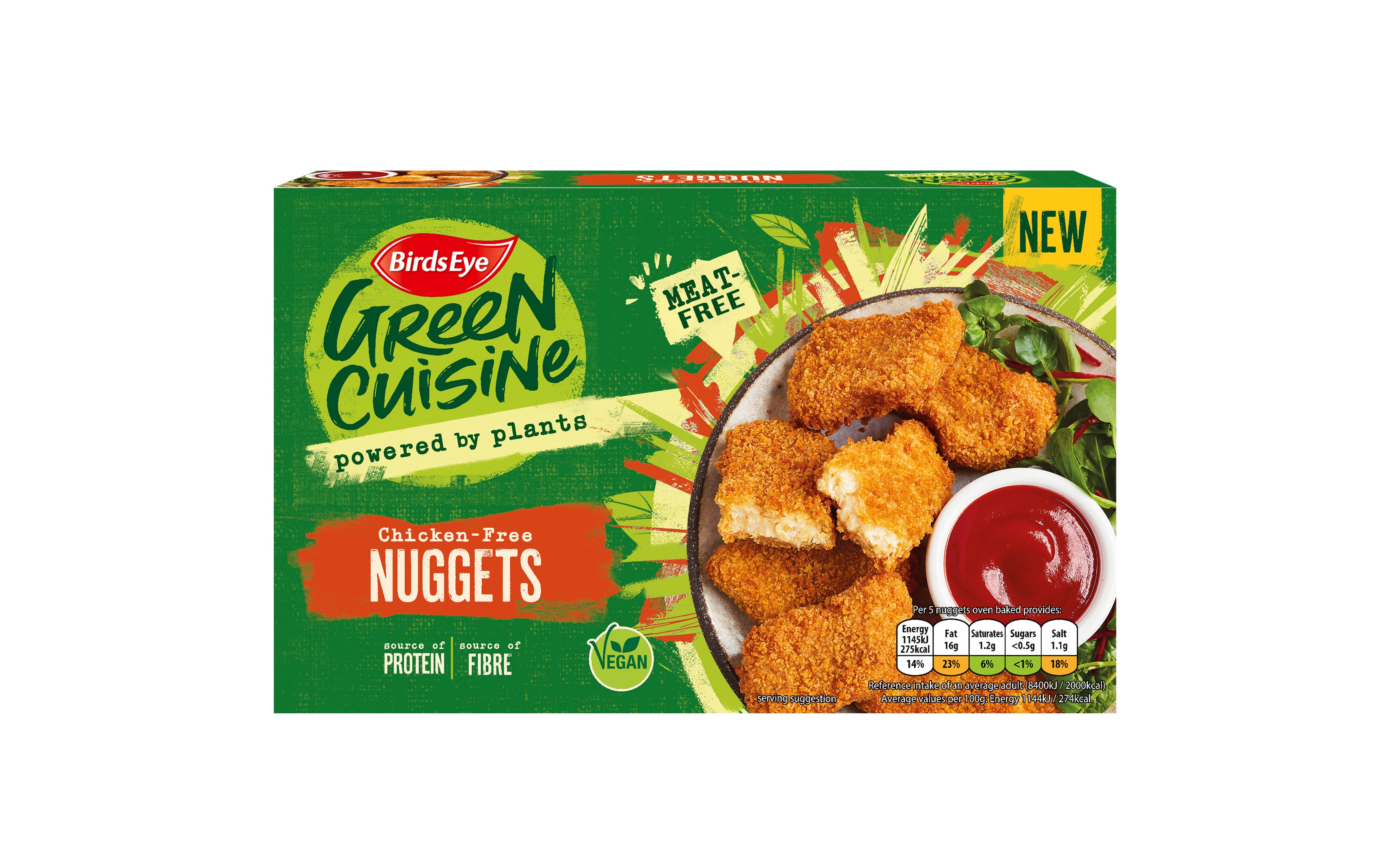 Birds Eye launches vegan chicken dippers as part of new Green Cuisine ...