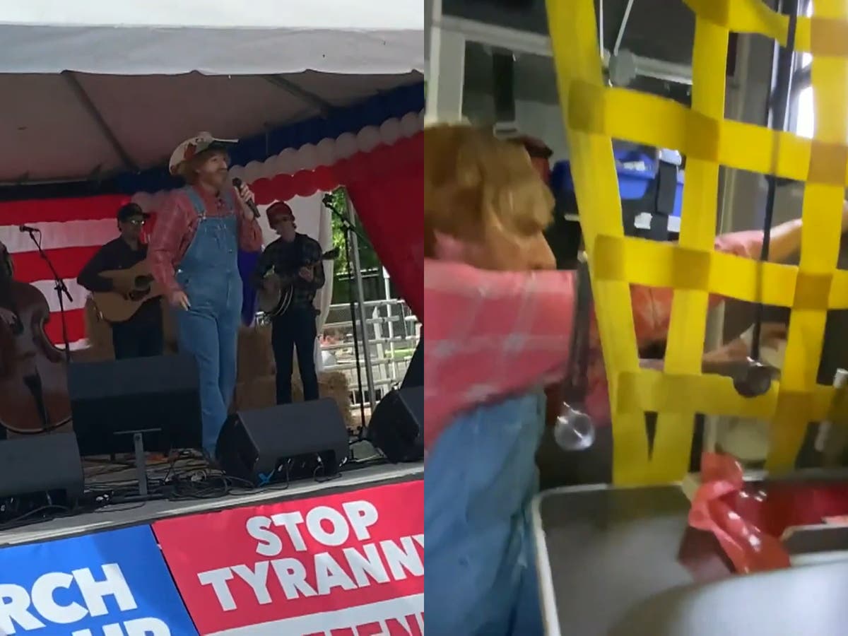 Borat 2: Sacha Baron Cohen says ‘very angry’ protesters stormed stage ...