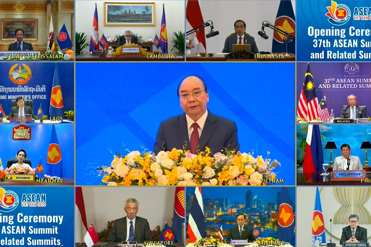ASEAN summit begins online meetings with regional leaders ASEAN Vietnam ...