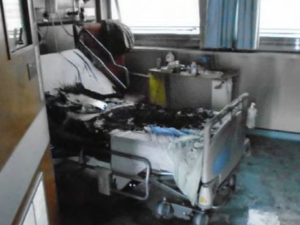 Man jailed over hospital fire causing £50k worth of damage after ...