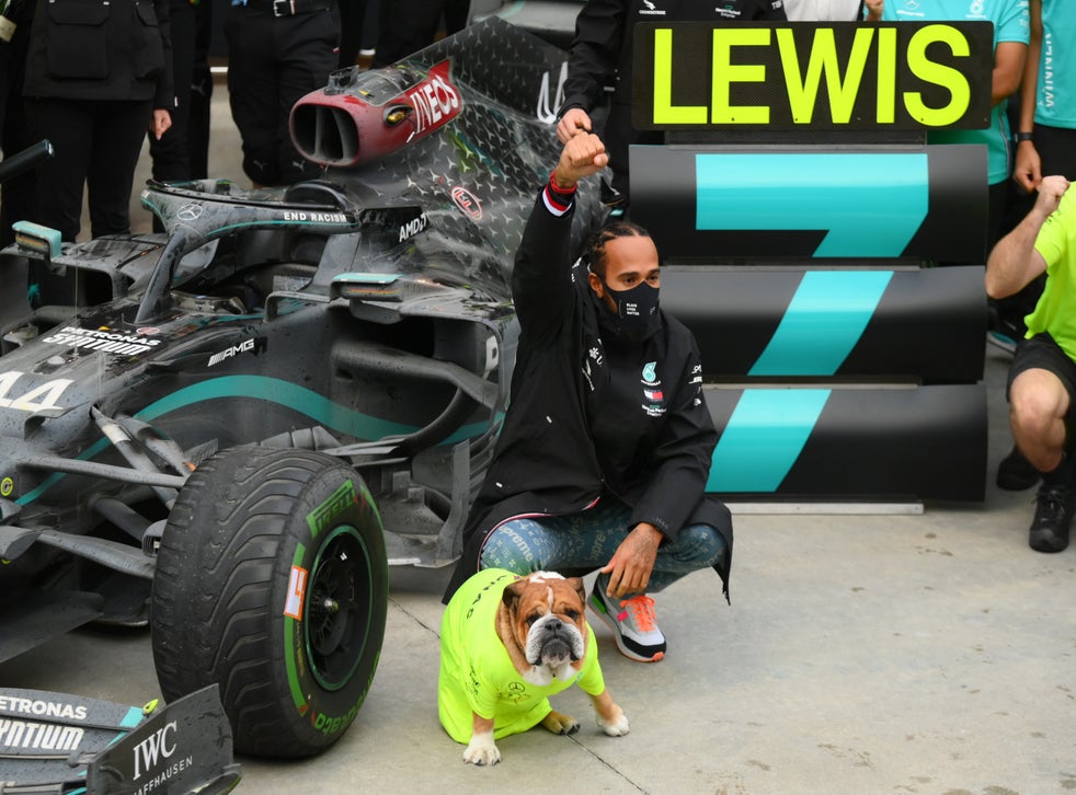 Lewis Hamilton’s record-equalling seventh world title…