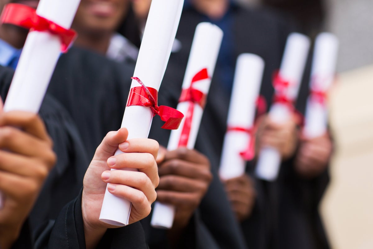 Proportion of students getting first-class degrees rises by nearly 90% ...