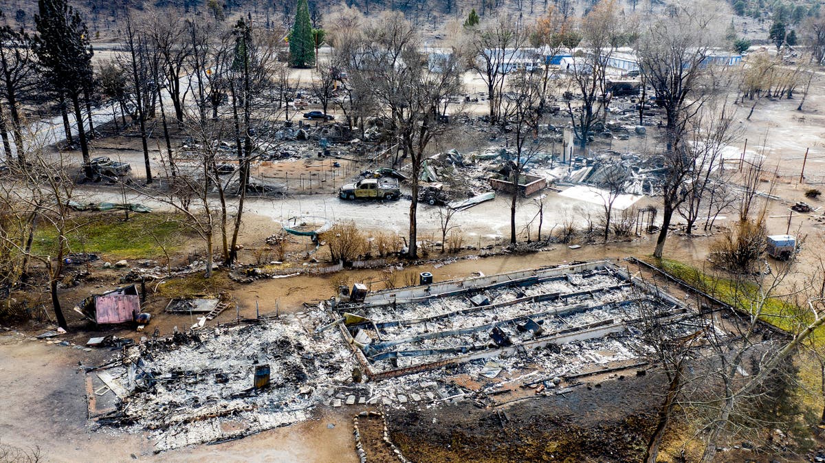 More Than 100 Displaced After Fire Ravages California Town California