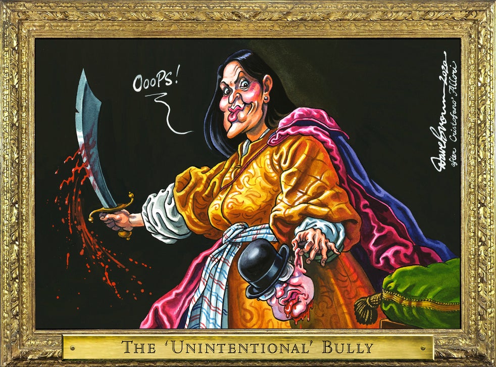 Boris Johnson has chosen to support Priti Patel but her weaselling non ...