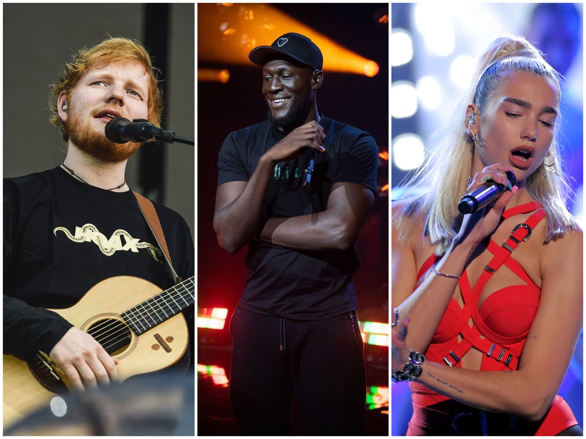 Spotify Wrapped: Ed Sheeran and Stormzy are most streamed British ...