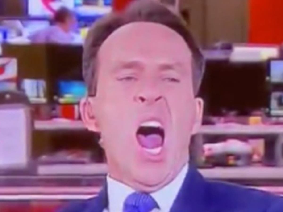 BBC journalist Ben Brown apologises after being caught yawning on the ...