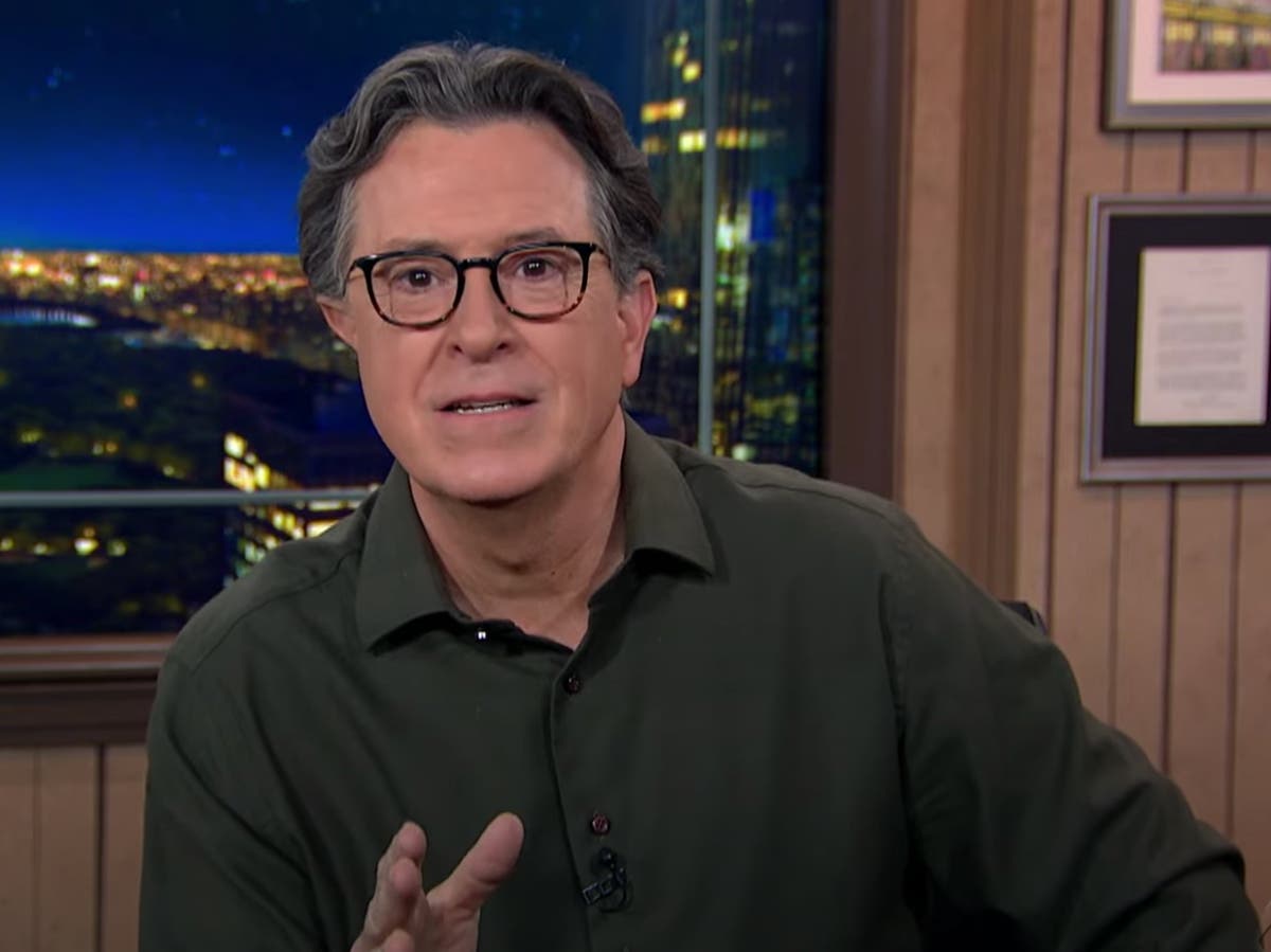 Stephen Colbert tears into ‘terrified’ Trump’s latest video: ‘He doesn ...