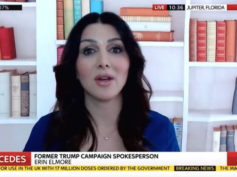 Trump campaigner accused of using fake bookshelf with ‘crease’ in it on ...