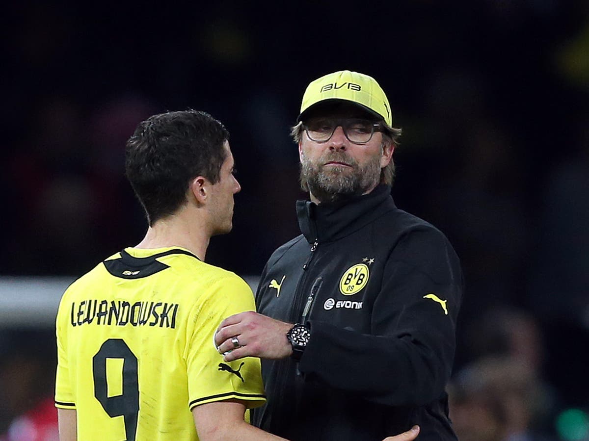 Robert Lewandowski reveals €50 bet with Jurgen Klopp at Borussia ...