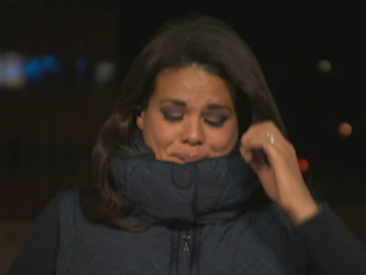 CNN reporter breaks down in tears live on air over Covid crisis in Los ...