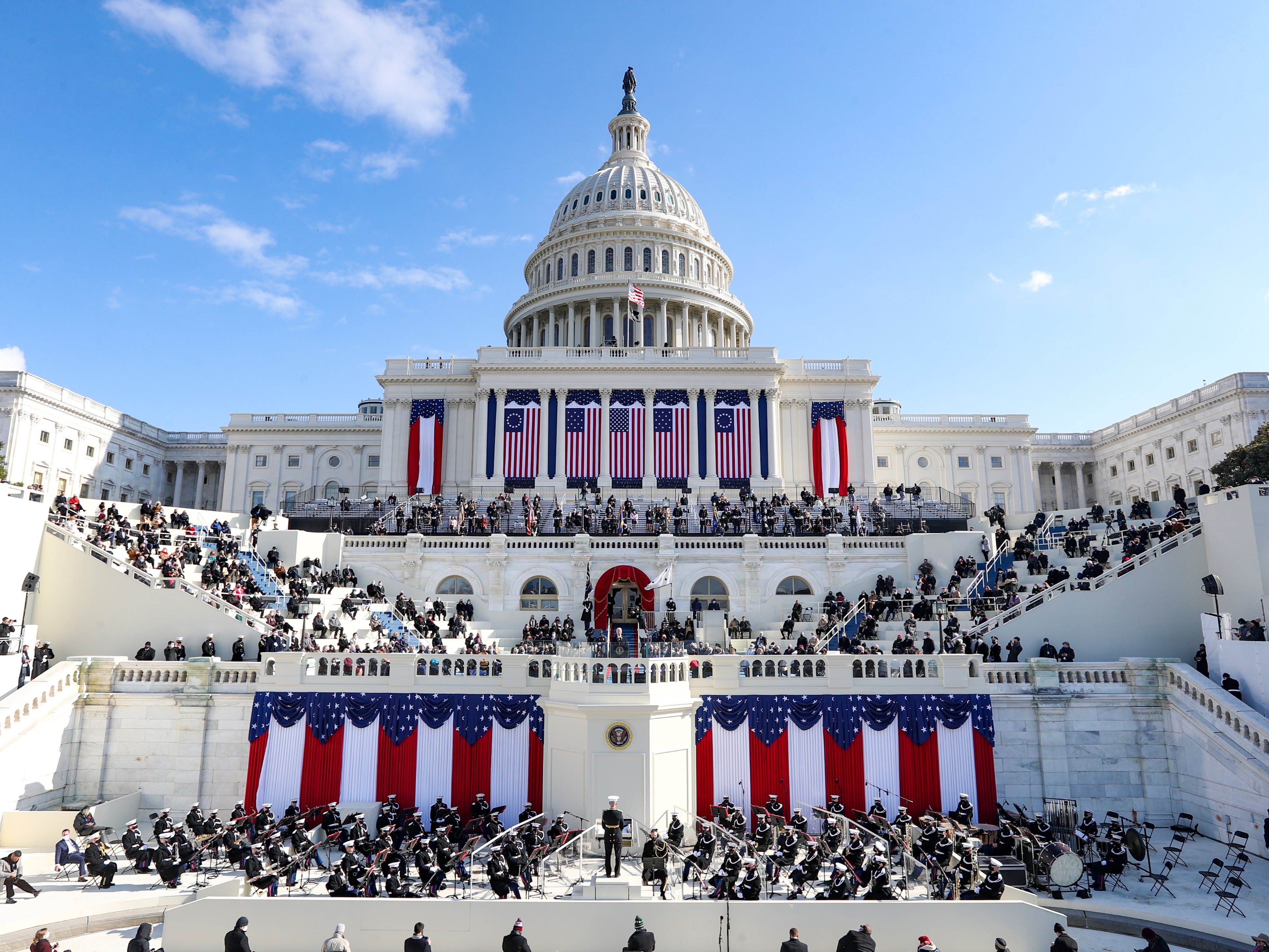 Inauguration Day as it unfolds, in pictures | The Independent