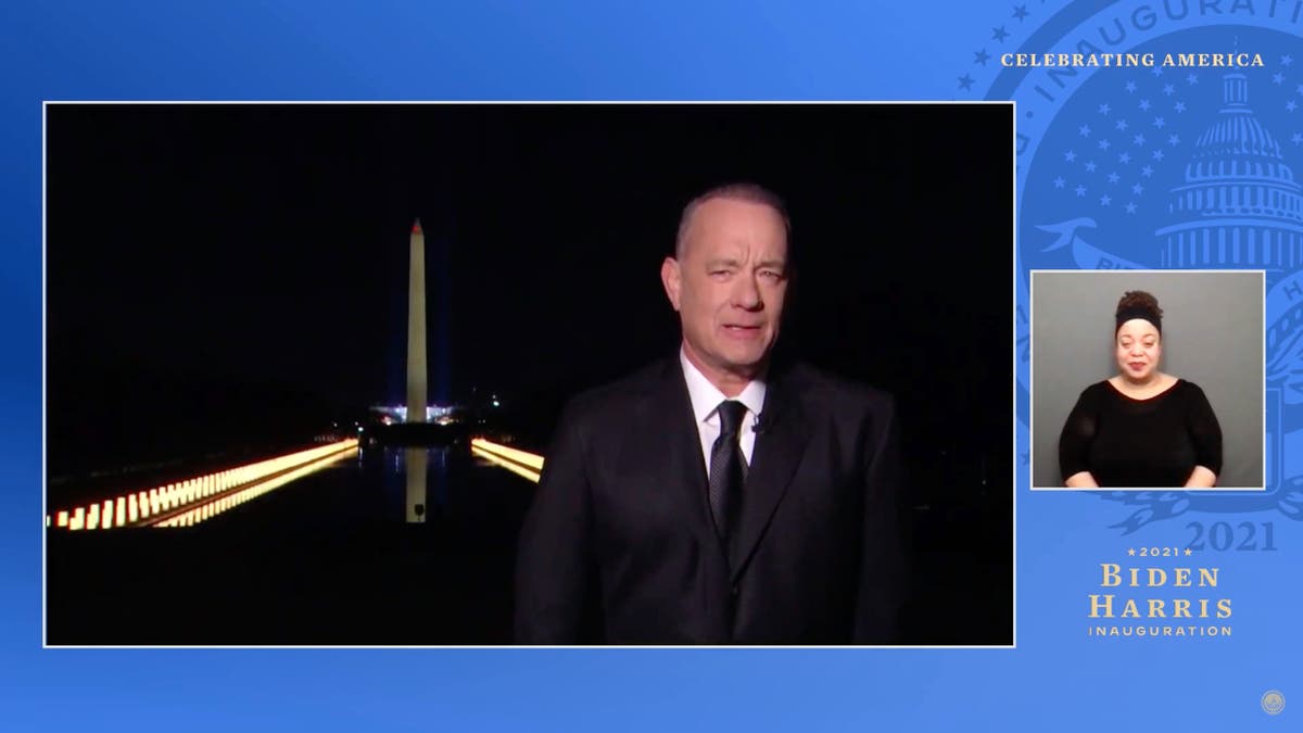 Tom Hanks hosts ‘Celebrating America’ primetime inauguration special ...