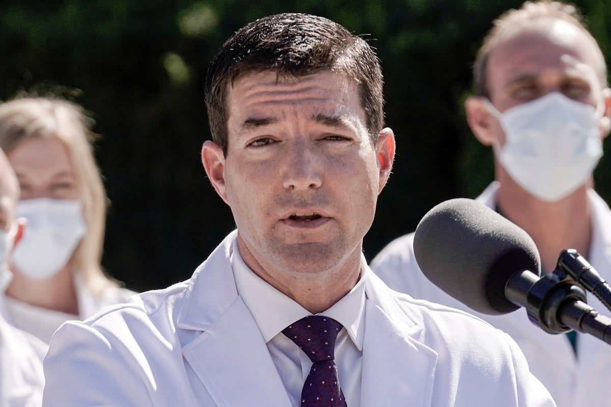 Biden fires controversial Trump doctor accused of misleading public ...