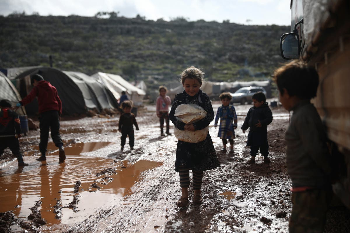 Thousands left homeless by storms, floods in Syria's Idlib Aid rain ...