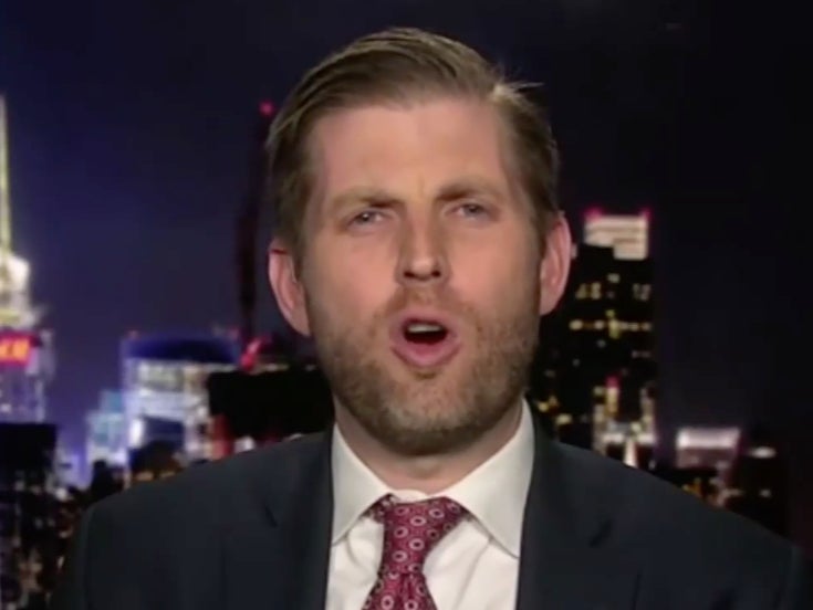 Eric Trump called his dad the ‘beloved figure in US political history ...
