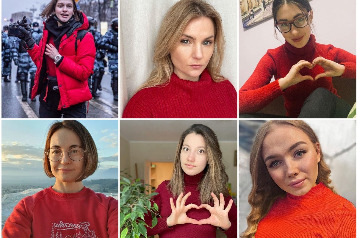 The surprising reason why Russian women are wearing red on social media ...