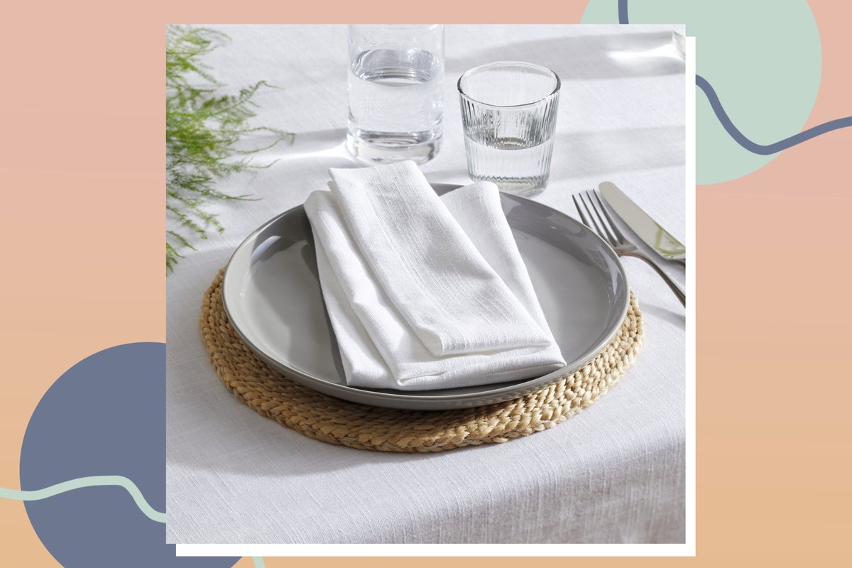 9 best cloth napkins 2021 made from cotton and linen | The Independent