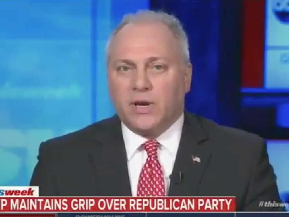 Steve Scalise refuses to admit that Biden is the legimate president ...