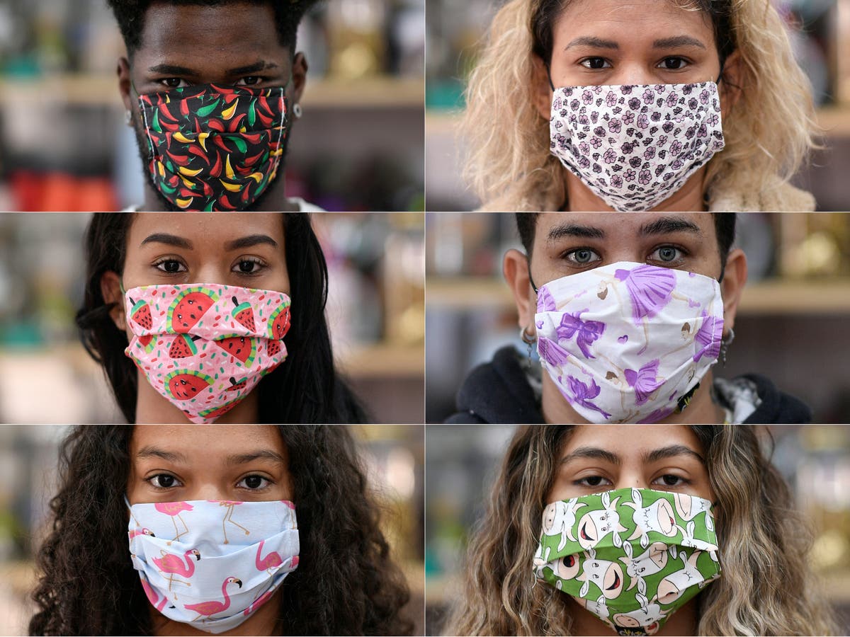 ‘Our eyes speak’: How to flirt in a face mask | The Independent