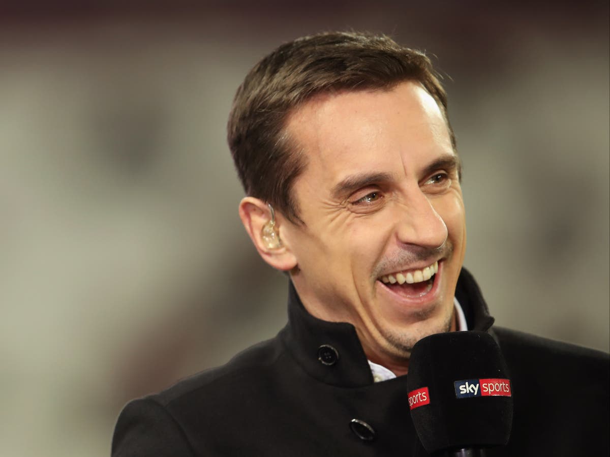 Gary Neville ‘having a right laugh’ as Liverpool’s disastrous title ...