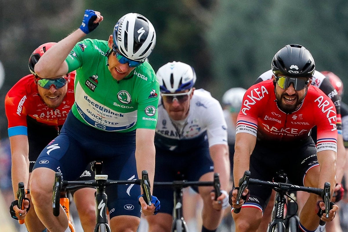 Paris-Nice 2021: Irish sprinter Sam Bennett wins stage five to claim ...