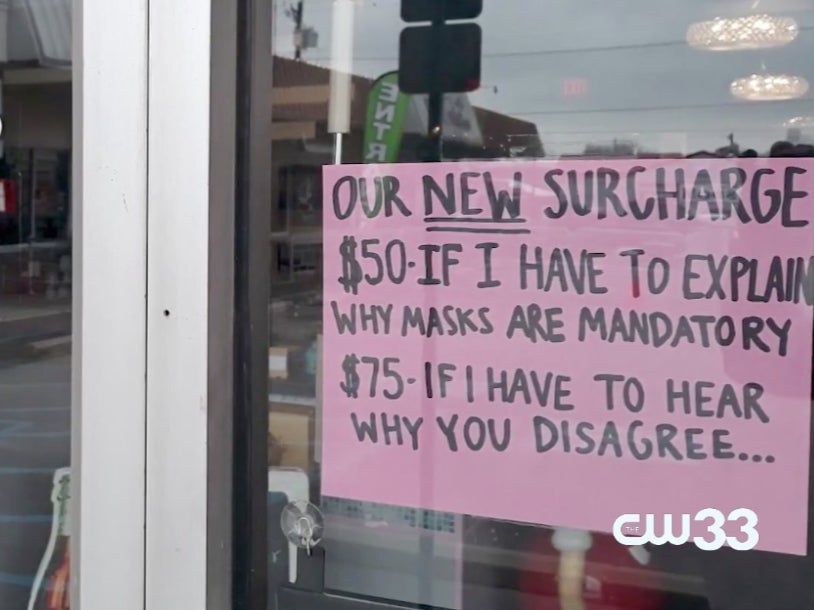 Restaurant will fine customers $50 if they ask why face masks are ...
