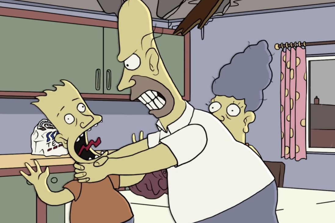 ‘The Simpsons’ has been re-imagined as a bleak British sitcom | indy100
