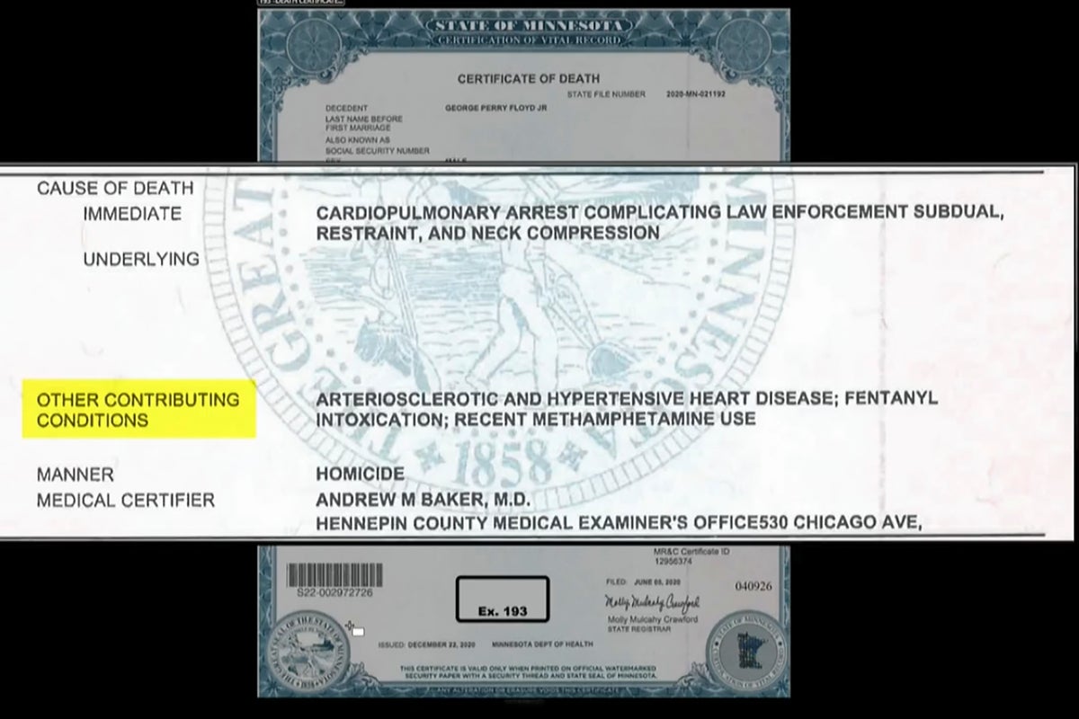 EXPLAINER: 'Contributing' factors in Floyd death key to case Centers ...