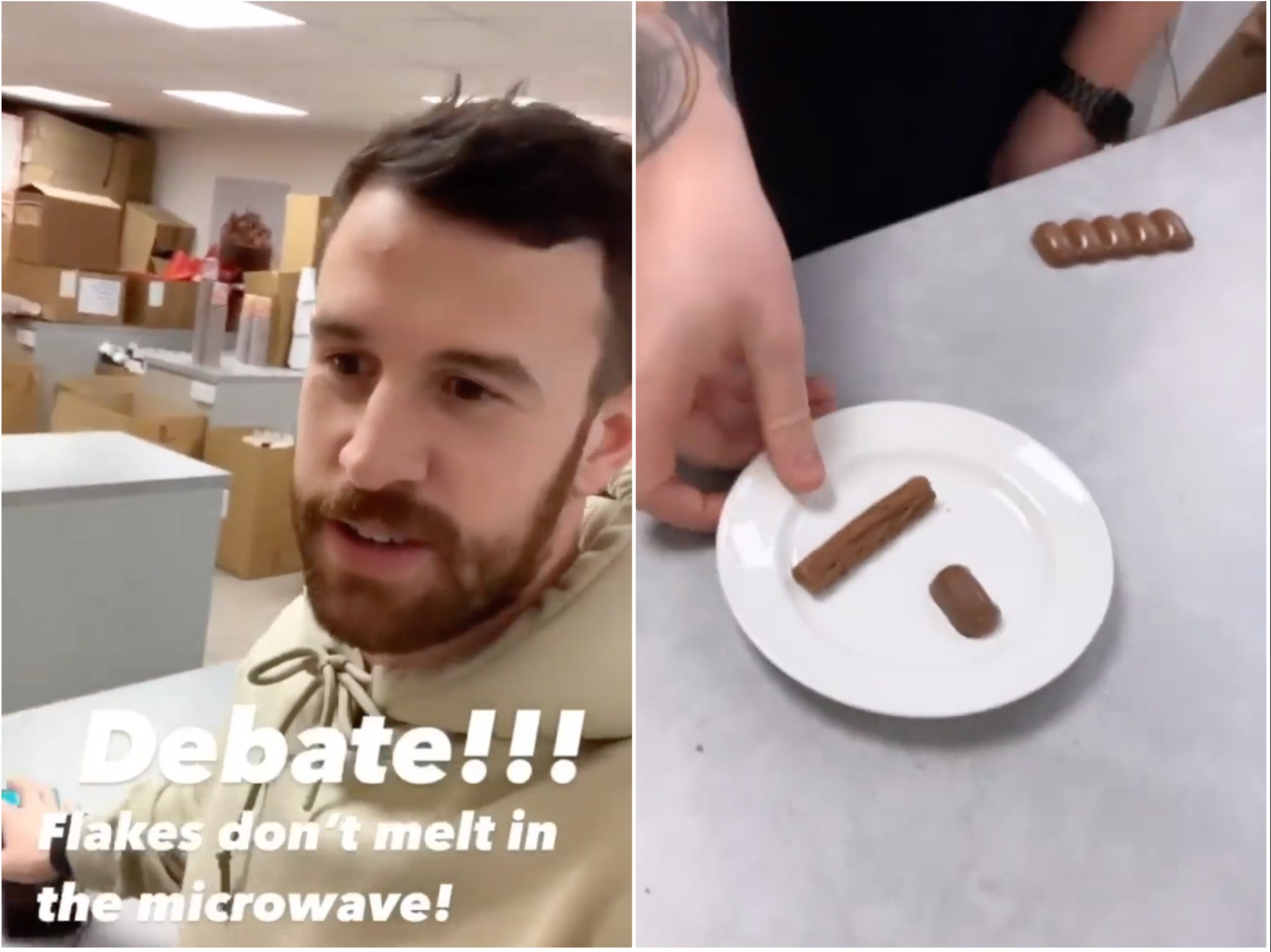Mind blowing video proves Cadbury Flakes don’t melt in the microwave ...