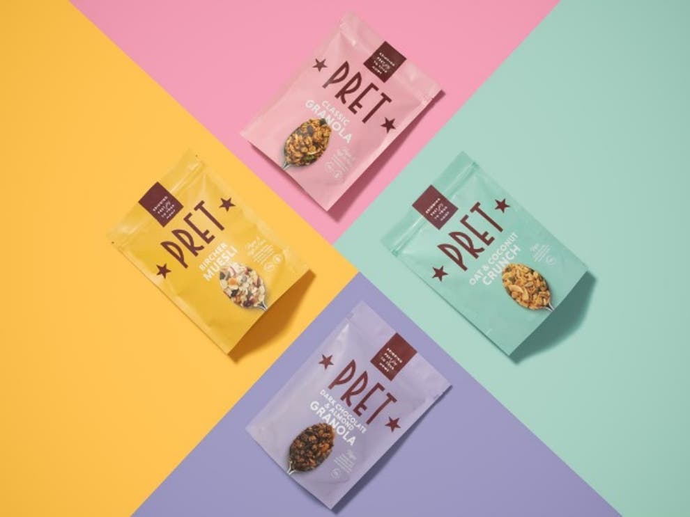 Pret launches granola in supermarkets | The Independent