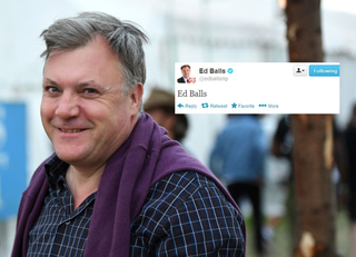 Ten years ago today Ed Balls tweeted his own name and became a legend ...