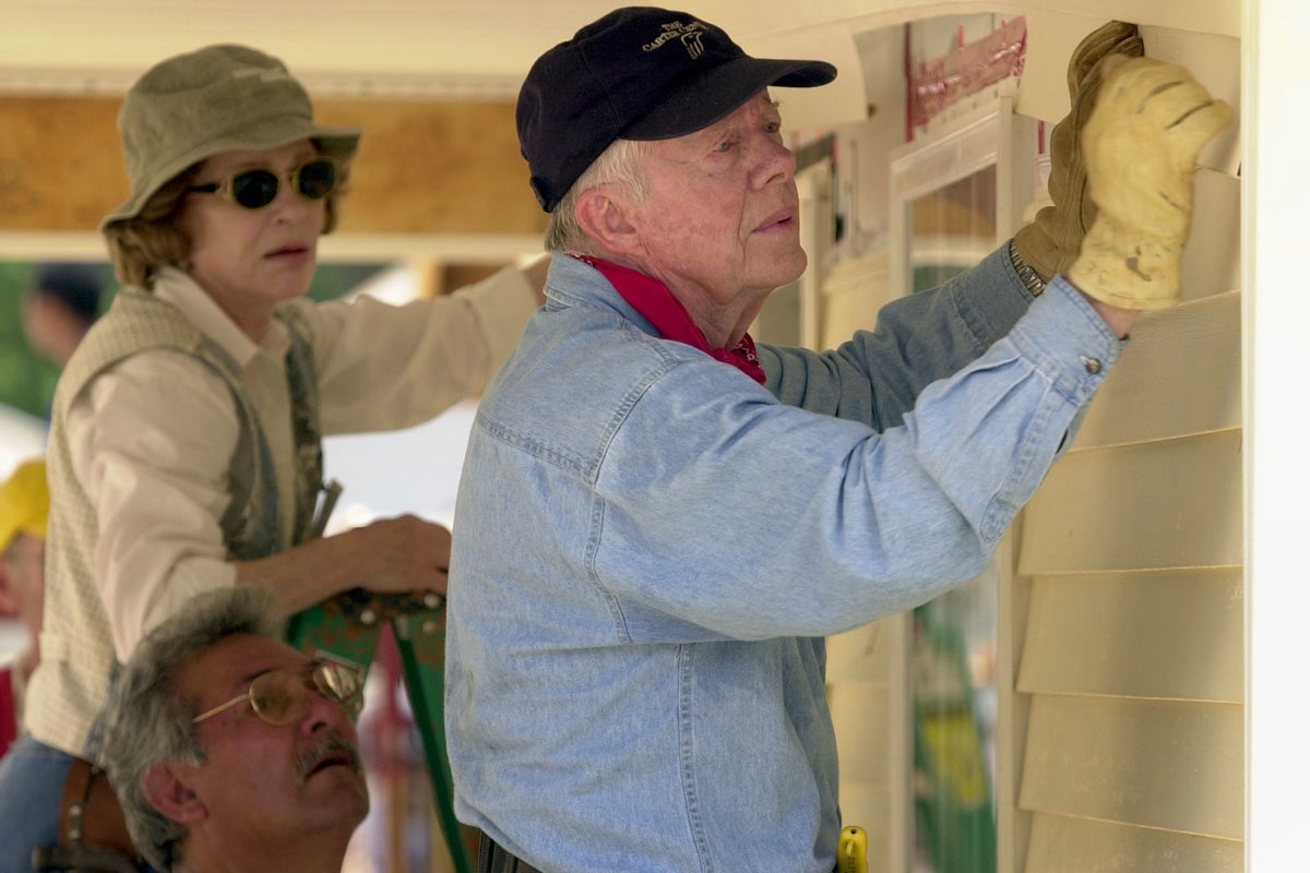 How Jimmy Carter built houses for the poor until his final years | The ...