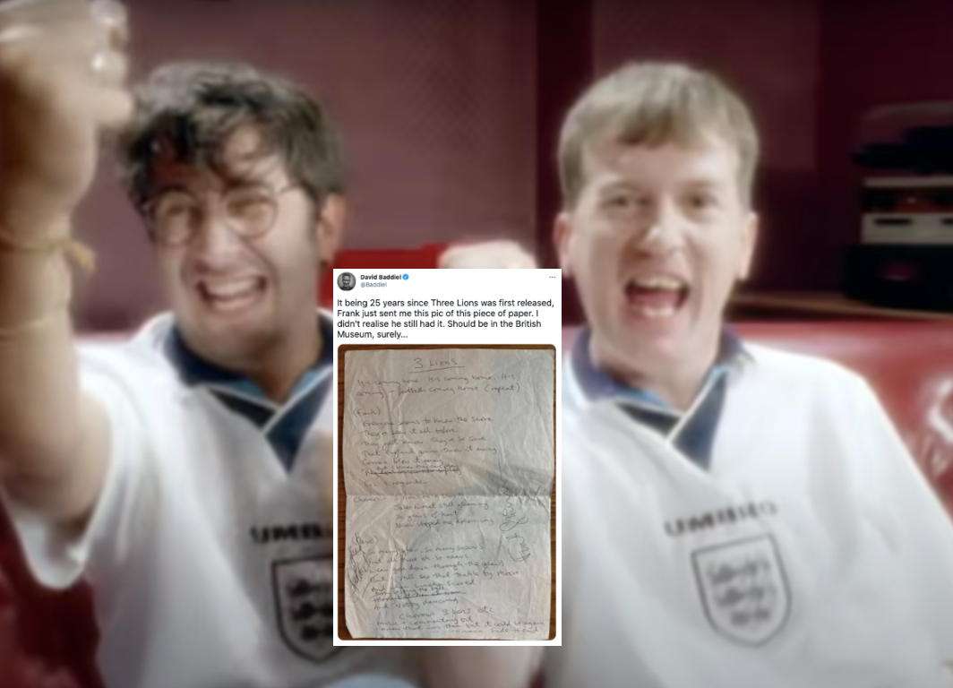 Three Lions: Original sheet of paper discovered featuring different ...