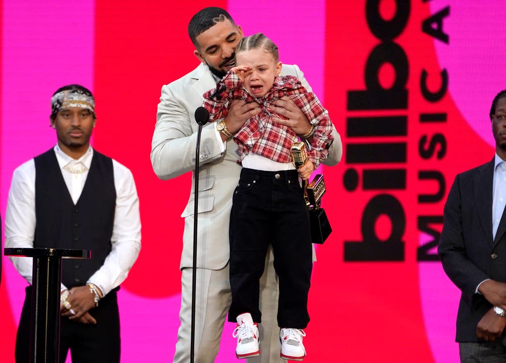 Billboard Music Awards: Drake’s son Adonis steals the show as rapper ...
