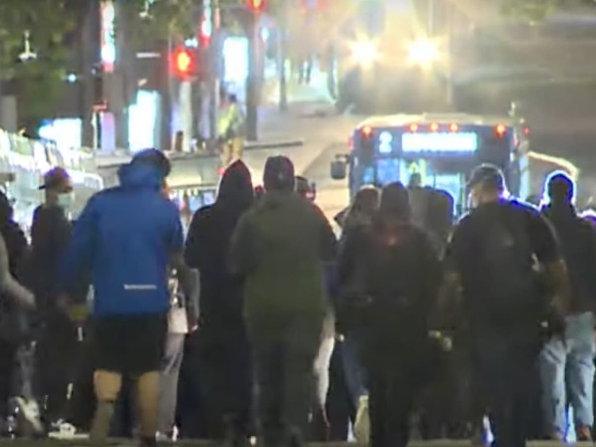 Portland police declare a riot during George Floyd anniversary protests ...