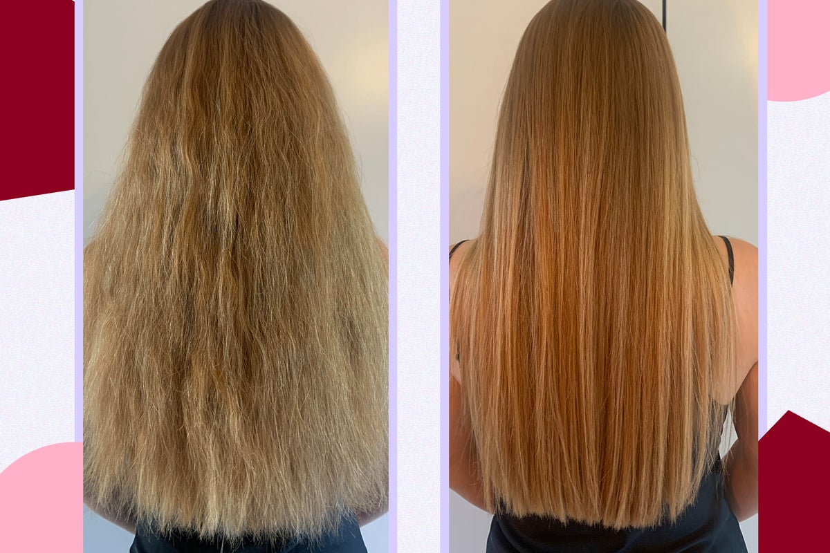 Owow at-home keratin hair treatment kit review 2021 | The Independent