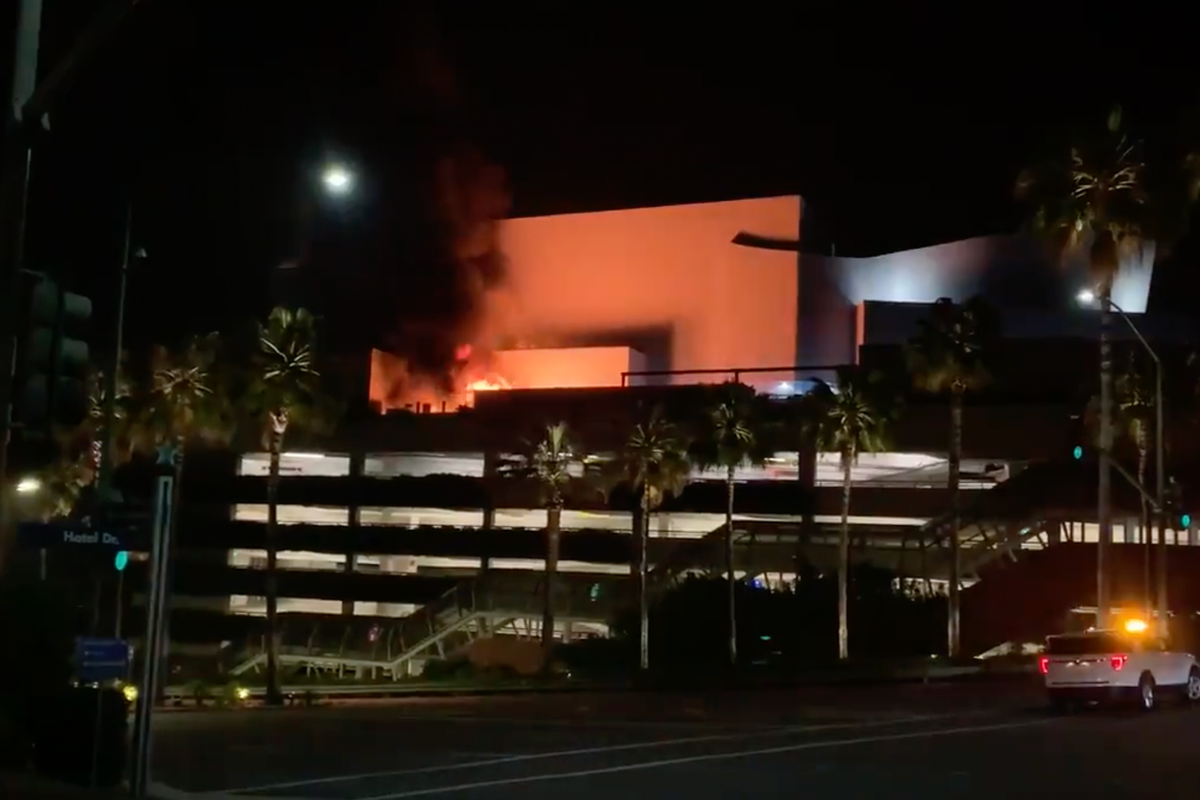 Universal Studios theme park burns 13 years to the day after fire ...