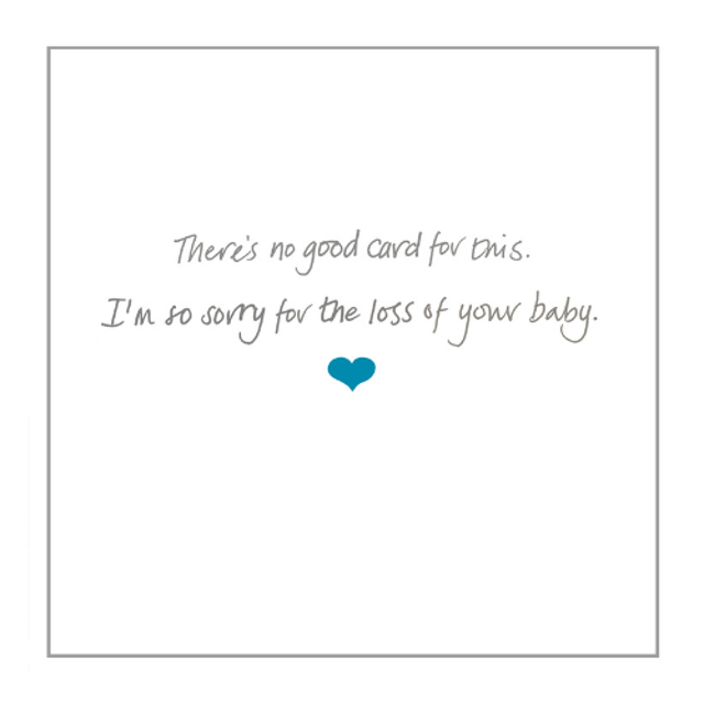 A new sympathy card has been designed for giving after miscarriages ...