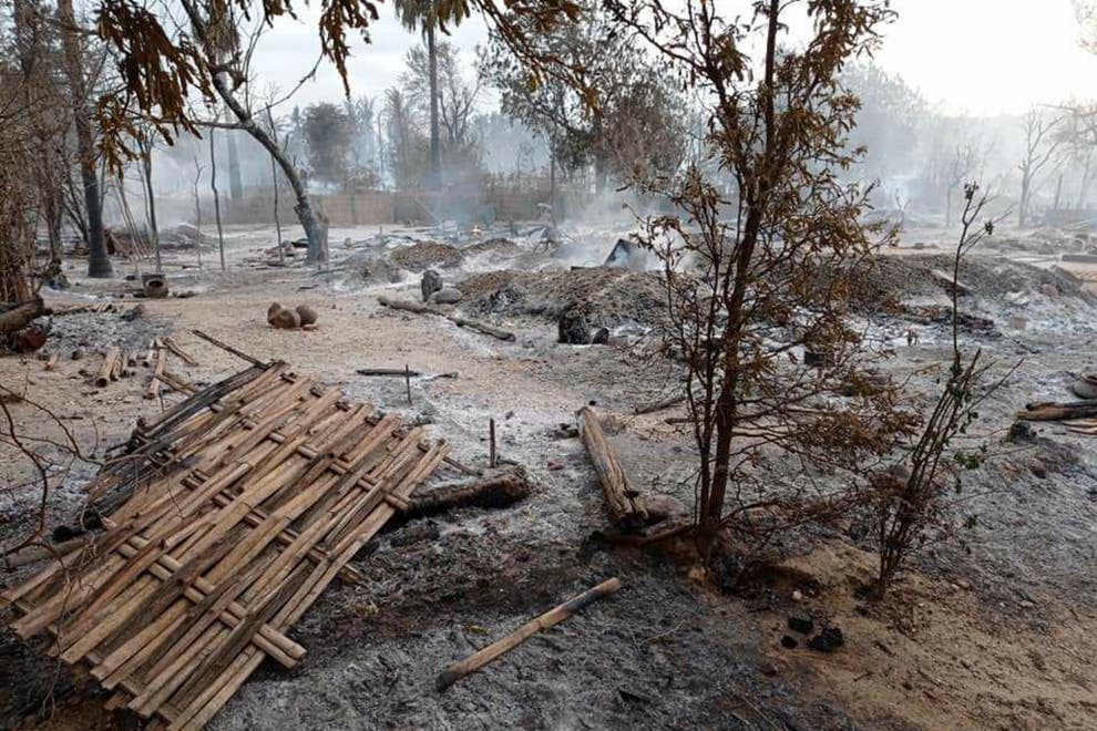 Junta troops burn Myanmar village in escalation of violence Myanmar ...
