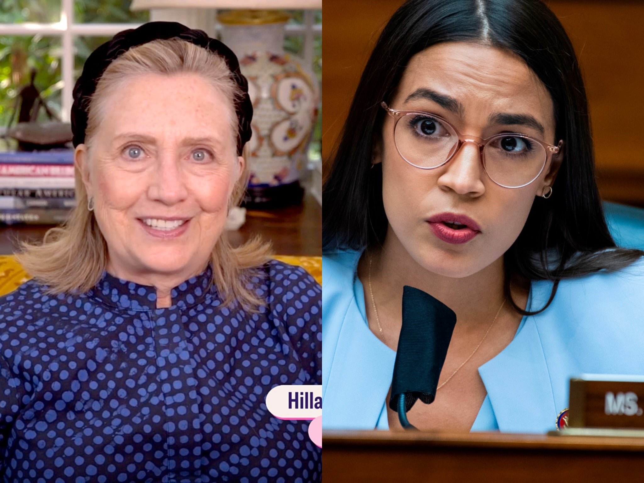 Hillary Clinton and AOC back opposing candidates in Ohio | The Independent