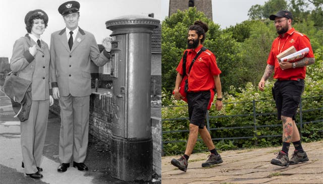 Posties get a new look: How Royal Mail uniforms have changed through ...