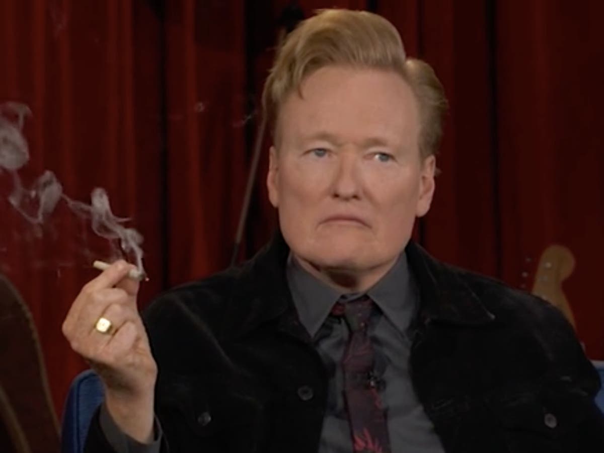 Seth Rogen gets Conan O’Brien to smoke cannabis on television before ... Seth Rogen gets Conan O’Brien to smoke cannabis on television before ...